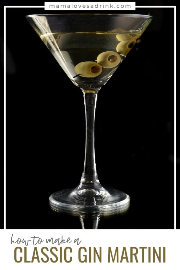 Classic Gin Martini Recipe - Mama Loves A Drink